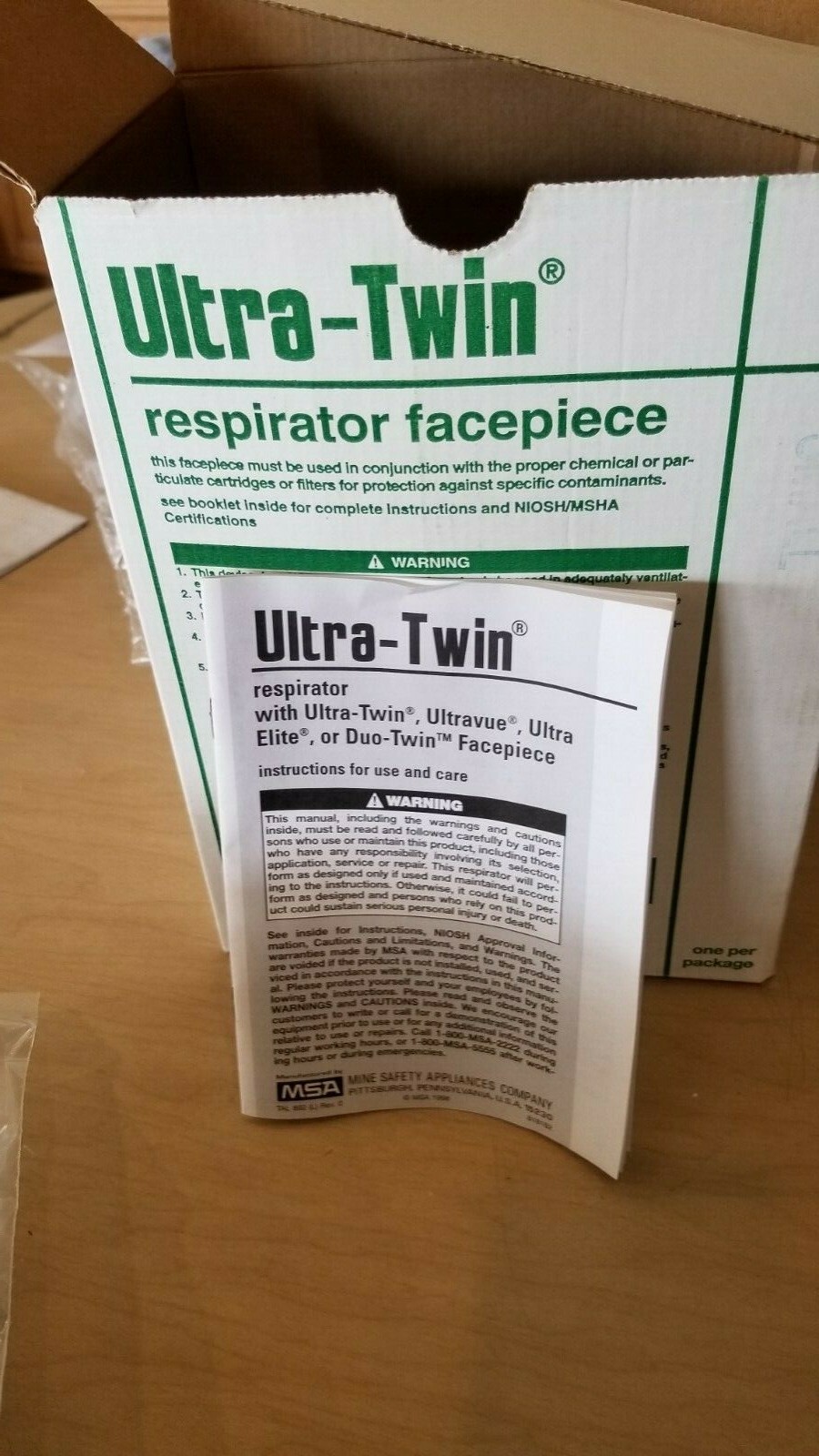 MSA UltraTwin full face and Ultravue respirators | eBay
