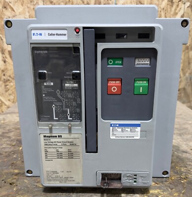 FLAWED EATON MAGNUM MDSC16 1600A 3 POLE CIRCUIT BREAKER 5LSIG GFI ...
