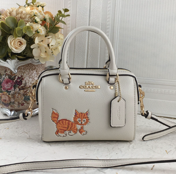 COACH Rowan MINI XS Dancing Kitten Cat Crossbody Bag Outlet | eBay