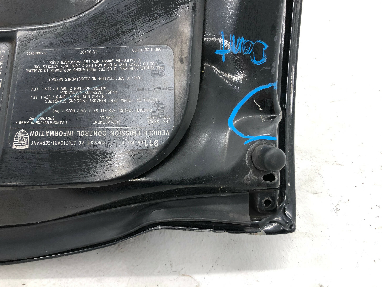 2005 - 2008 PORSCHE 911 997 CARRERA REAR DECK LID SPOILER WING COVER ...