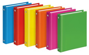 VELOFLEX A6 Ringordner 4-Ring Ordner A6 Color 1164, Prospekthülle A6 ...