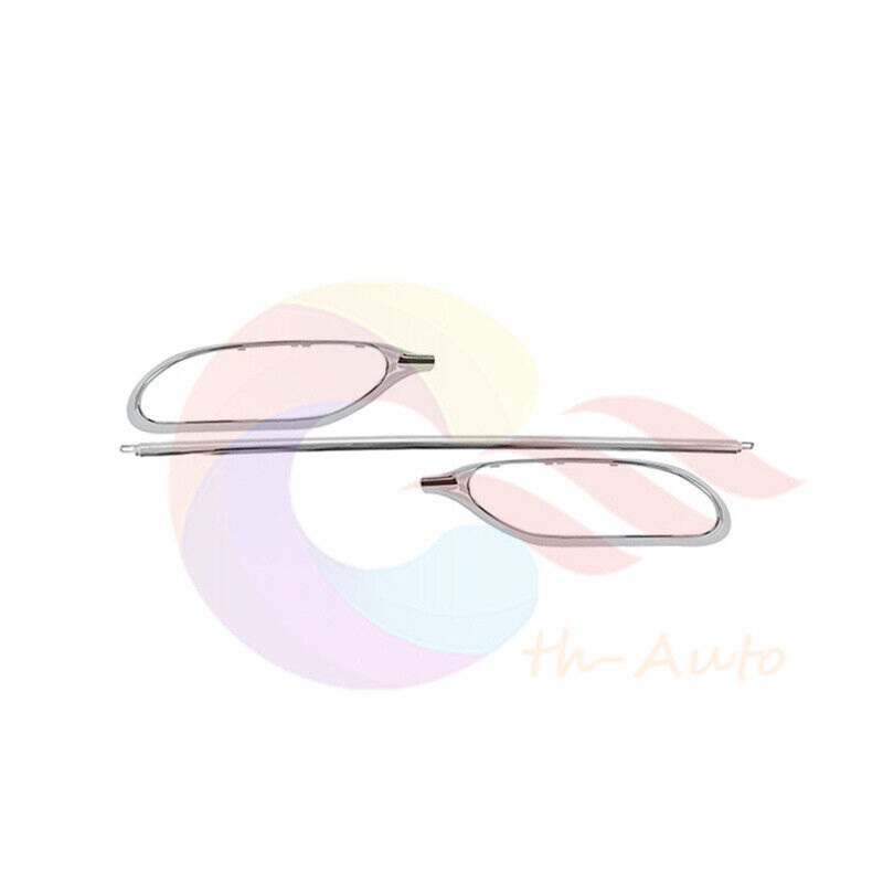 3PCS Chrome Rear Bumper Molding Trims For Mercedes W222 S-Class 4Matic ...