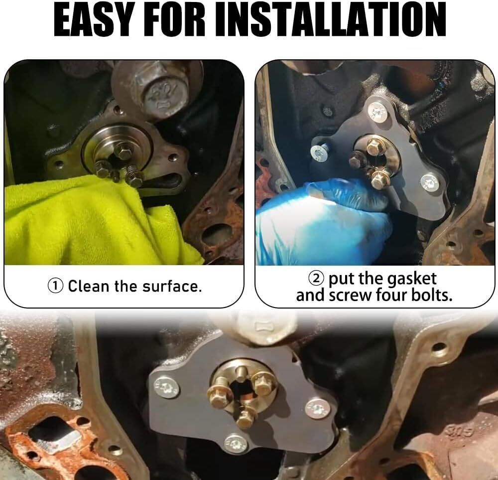 Camshaft Thrust Retainer Plate Gasket Seal Cam Bolts For GM LS1 LS3 LS2 ...