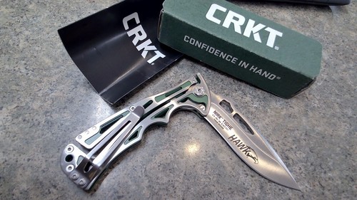 CRKT 5241 NIRK TIGHE GREEN FOLDING KNIFE (TPS034550) | eBay