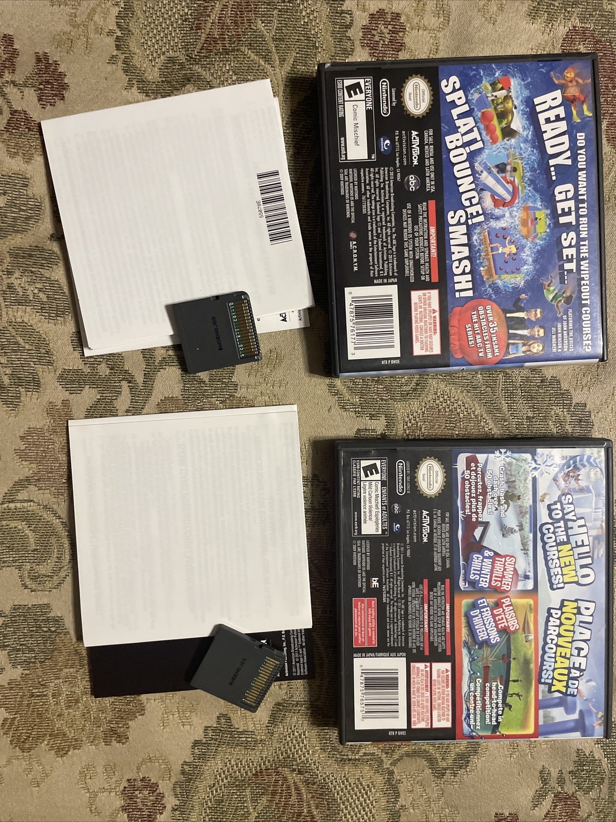 Wipeout The Game & Wipeout (Nintendo DS) Authentic Complete In Box ...