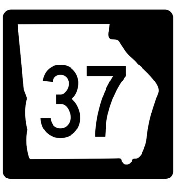 Georgia State Route 37 Sticker R3585 Highway Sign | eBay