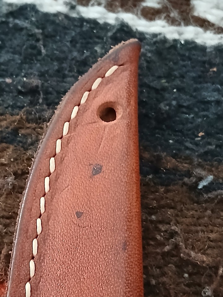 VTG Gerber Pixie 97223 Trout & Bird Knife With Original Leather Sheath ...