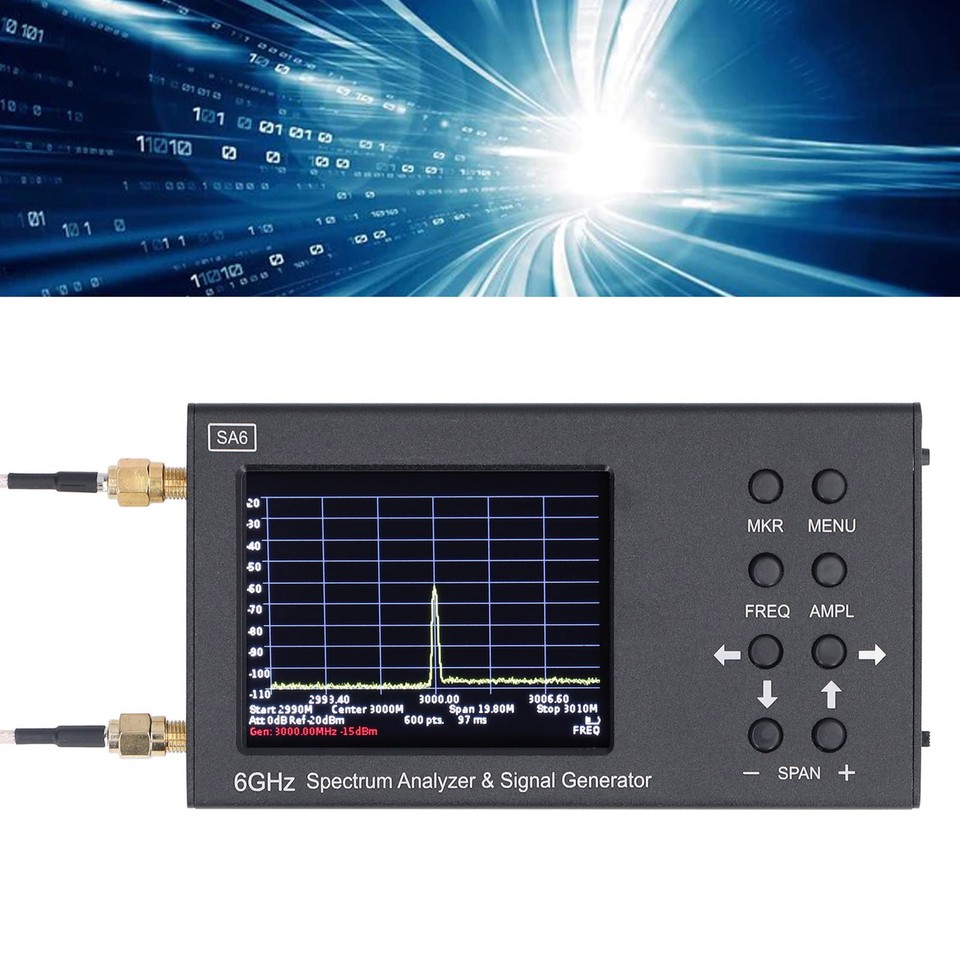 Vector Network Analyzer 6GHz VNA Spectrum Antenna Tester Signal ...