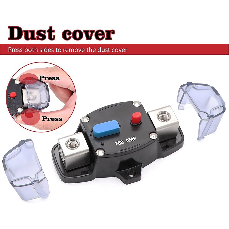 2X(12-48V DC 300 Circuit Breaker with Manual Reset, 0-8 Trolling ...