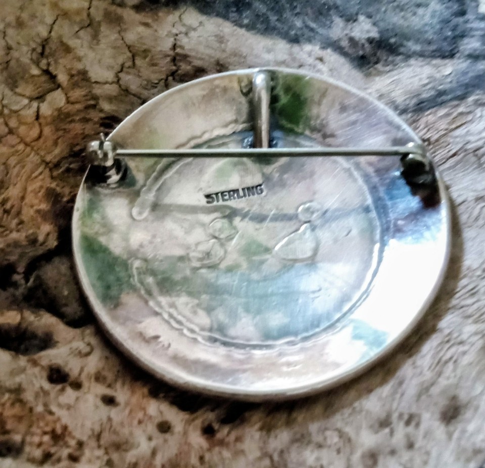 Native American Hopi Sterling Gamble Quail Pin/Pendant - Cute! | eBay