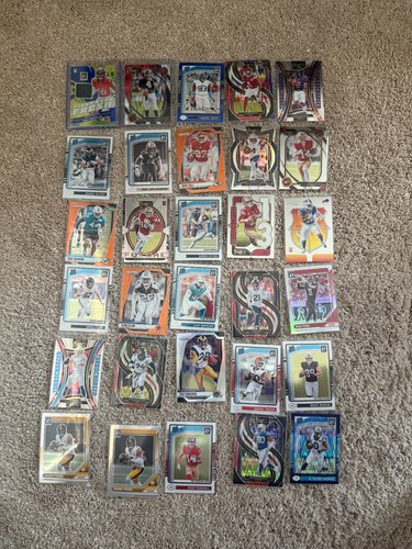 NFL Football Card Lot 3 – Select Prizm Optic RCs Stars Herbert Bowers ...