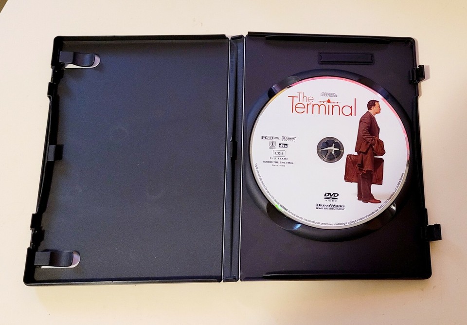 The Terminal DVD, Tom Hanks, Catherine Zeta-Jones, Full Screen, Free ...
