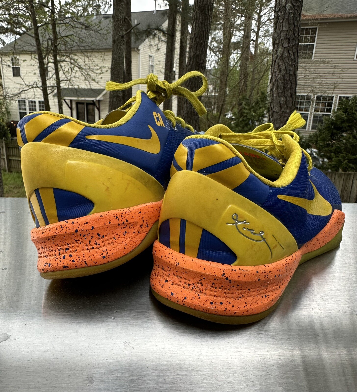 Nike Air Max Jordan Kobe 8 iD Multi-Color Blue Yellow… - Gem