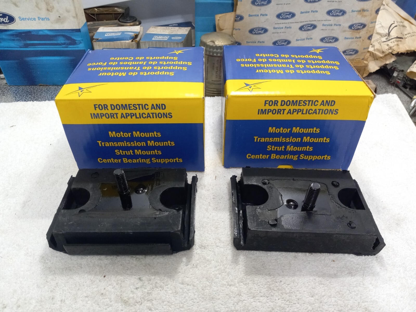 Ford Truck FE 352 360 390 Motor Mount Set 1965-76 F100 F250 F350 | eBay