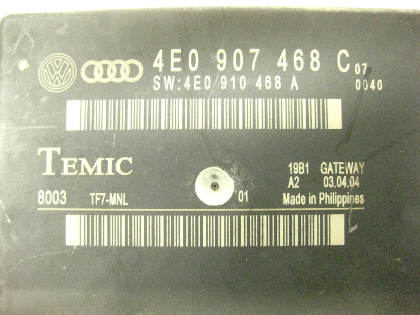2004 AUDI A8 CRUISE CONTROL MODULE COMPUTER 4E0 907 468 C OEM 04 5 | eBay