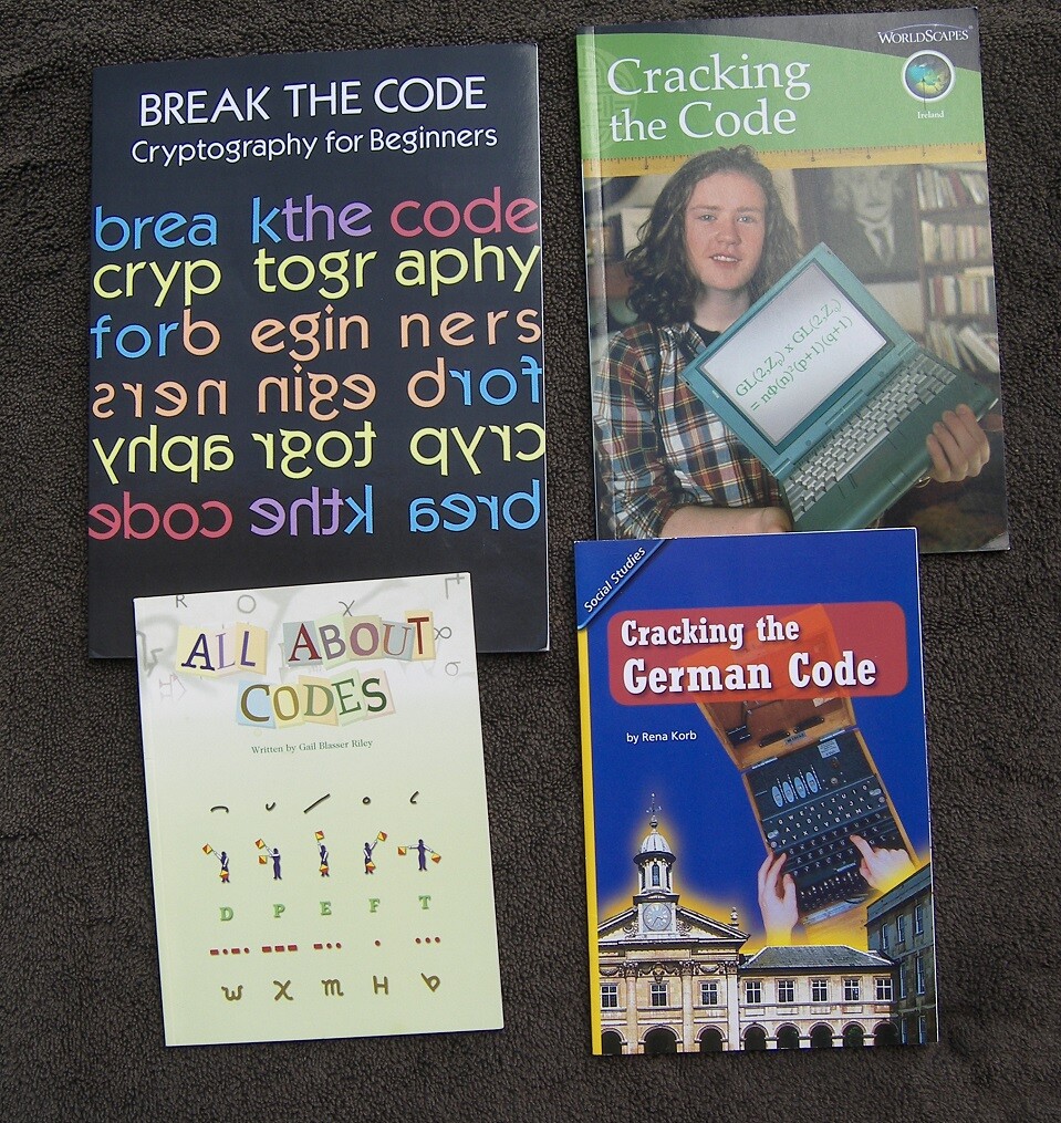 4 BK Kids Break the Code Beginners Cryptography Cipher German Enigma ...