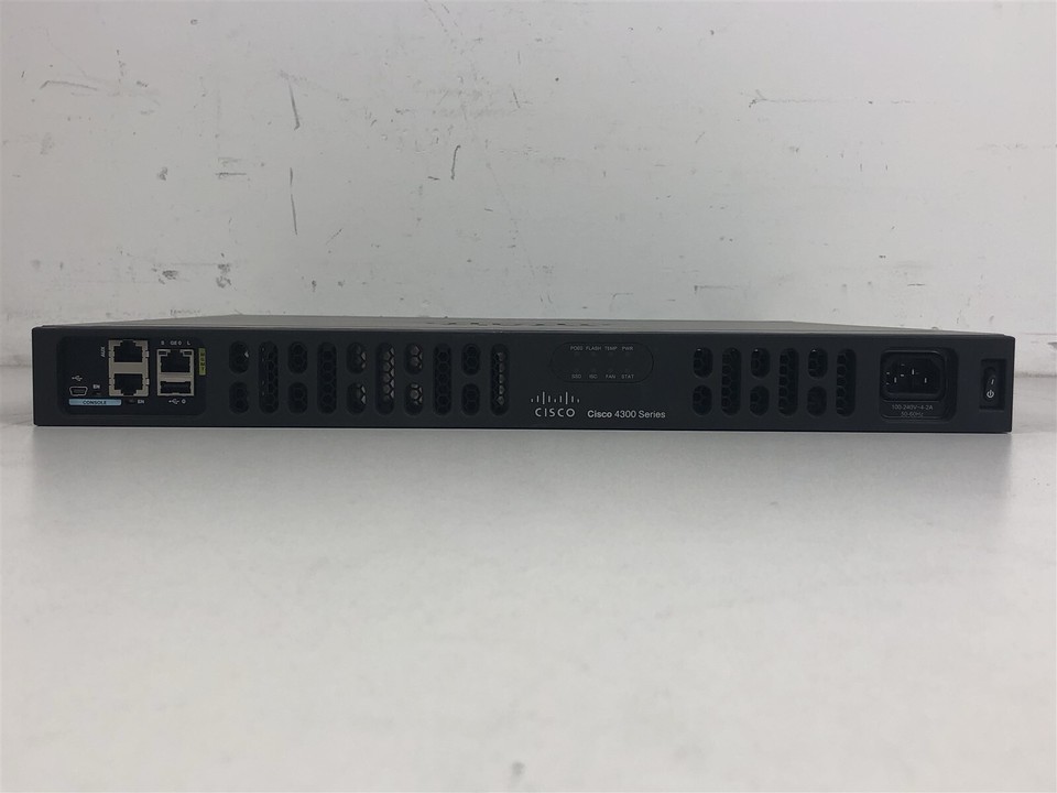 Cisco 4331 Integrated Services Router (ISR4331/K9) | eBay