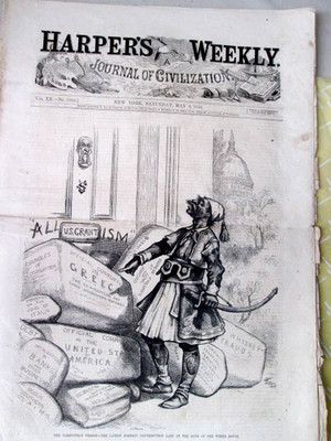 ORIGINAL HARPER'S WEEKLY NEWSPAPER,NEW YORK.,Saturday, May 6, 1876 | eBay