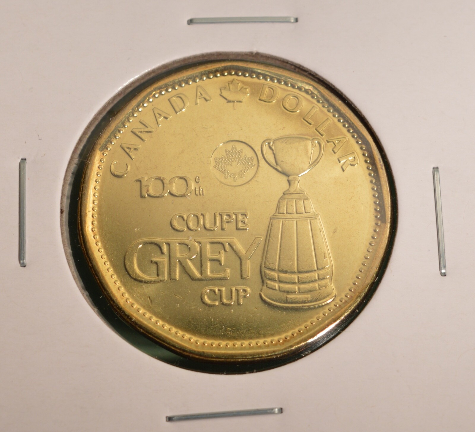 2012 Canada Grey Cup Loonie - BU UNC - from mint roll 🇨🇦🇨🇦 | eBay