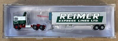 N-Scale Trainworx Kenworth K100 & 40' Trailer REIMER EXPRESS Very ...