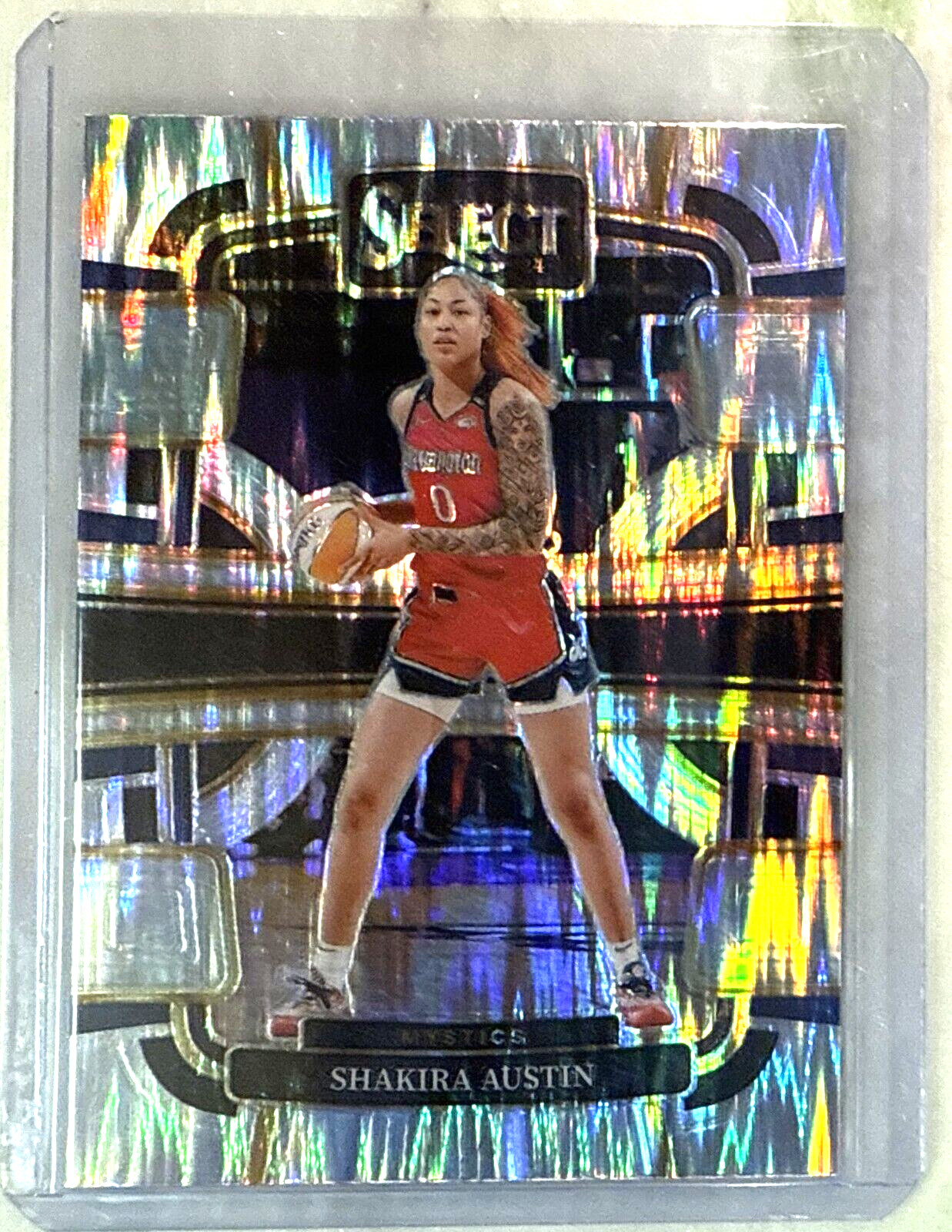 Shakira Austin 2024 Select WNBA #17 Base Bronze Checker /49 Price Guide ...