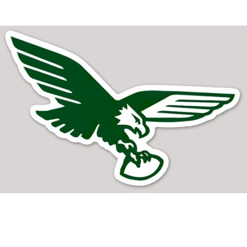 Vintage Philadelphia Eagles Logo Vintage Kelly Green Philadelphia