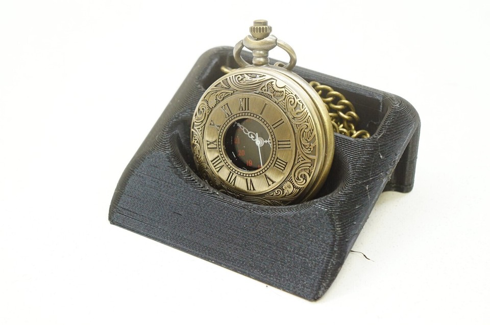 Pocket Watch Table / Desk Surface Display Holder w/ Chain Indent | eBay