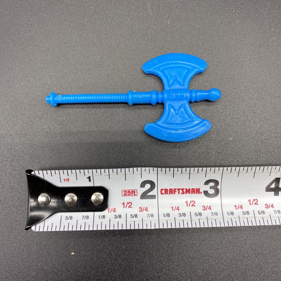 1984 MOTU Weapons Pack BLUE AXE Masters of the Universe | eBay