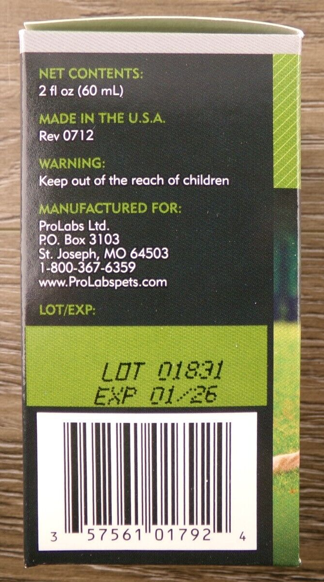 ProLabs Worm Protector 2X for Dogs, Canine Dewormer, 2 fl oz Bottle ...