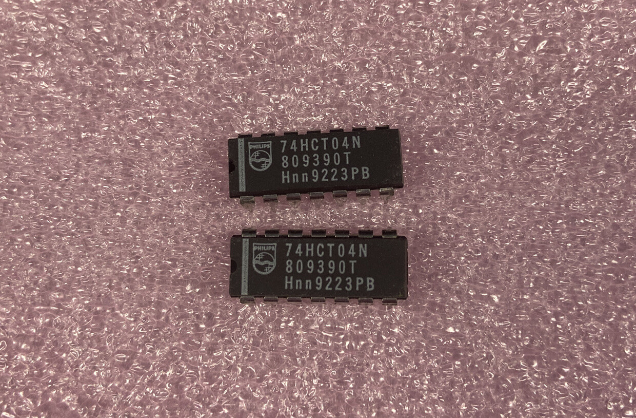 74HCT04N Philips IC 14 Pin Dip New/Unused 2pc Lot 74HCT04 | eBay