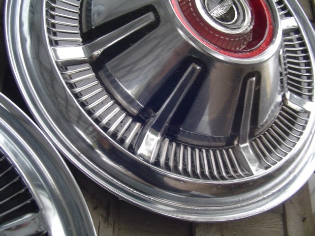 4 VINTAGE 1966 67 68 GALAXIE FORD PICKUP TRUCK BRONCO HUBCAPS WHEEL ...