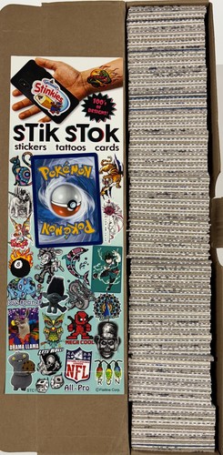 300 Filled Stickers Tattoos Pokemon Cards Mix Vending Machine Folders ...