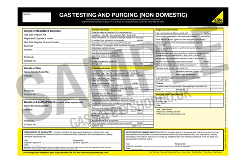 Gas Safe - Gas Testing & Purging - Non Domestic - Pad12 | eBay
