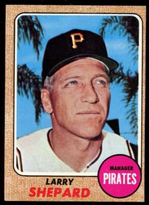 1968 Topps #584 Larry Shepard NM RC Rookie Pirates MG 72057 | eBay