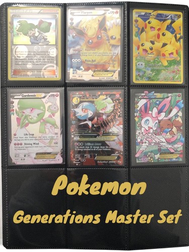 Pokemon TCG 20th Anniversary Generations Master Set 100% Complete with ...