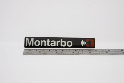 For Replacement Montarbo Logo Badge Crystal Bubble Top Self-adhesive | eBay
