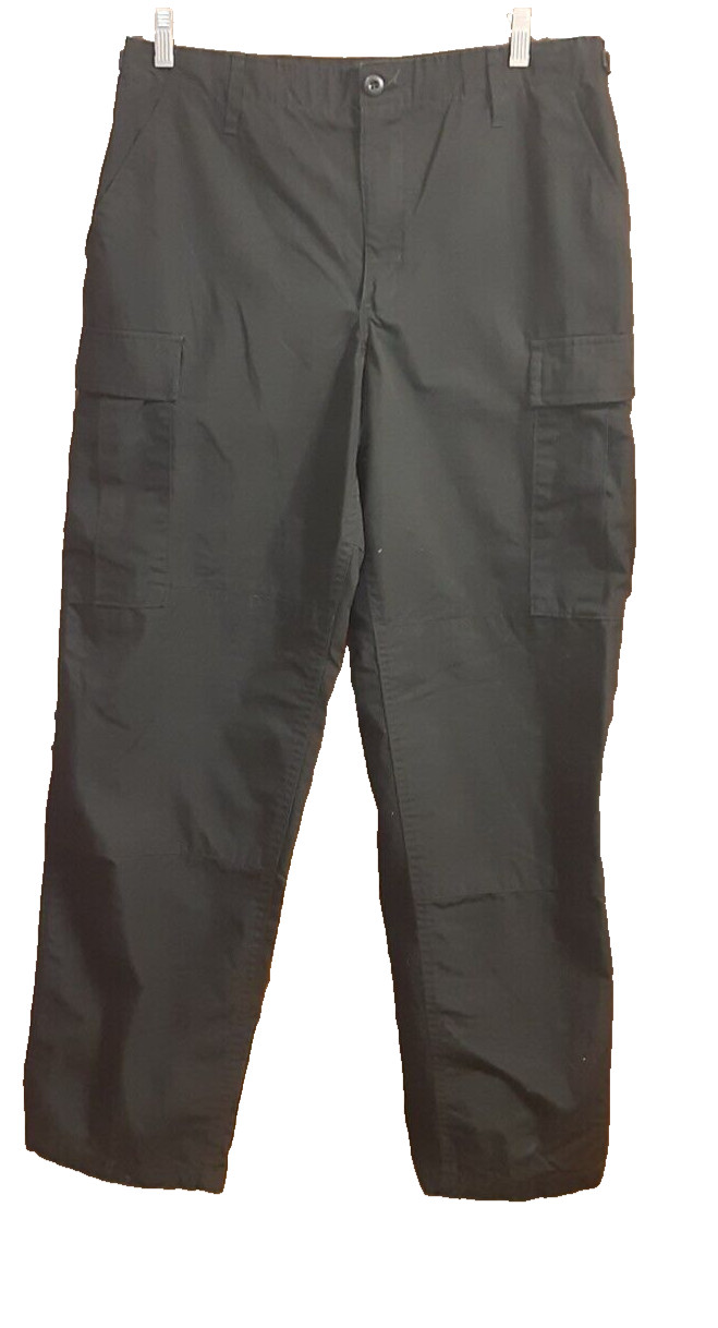 Genuine Gear Black Cargo Pants Articulated Knees Wais… - Gem