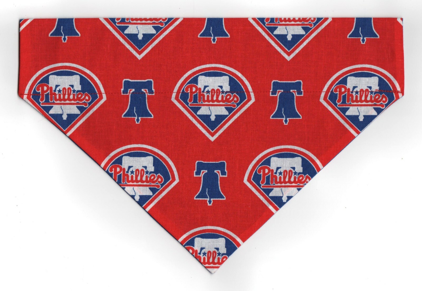 PHILADELPHIA PHILLIES Dog Bandana Pet Scarf RED - HARD TO FIND *Made in ...