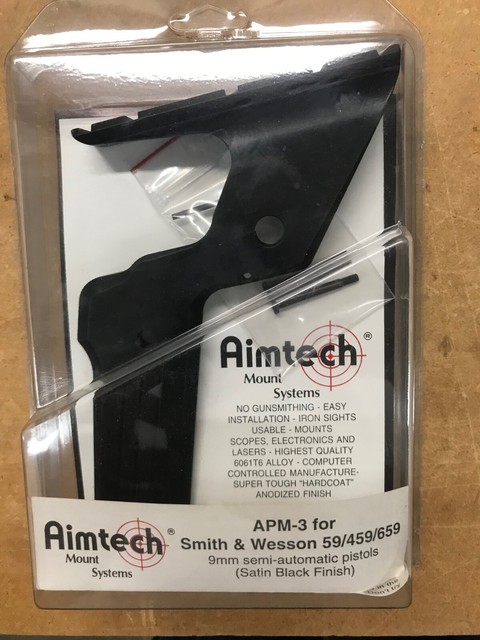 Aimtech Apm-3 Scope Mount and Red Dot Mount Smith & Wesson 59 459 659 ...