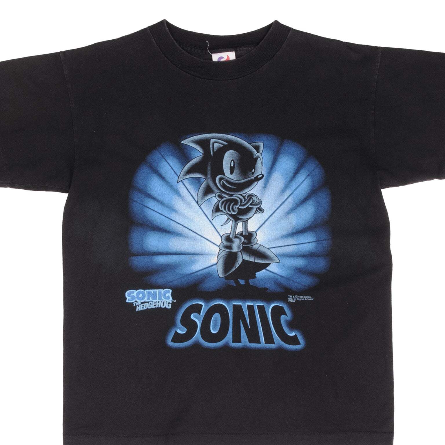 VINTAGE SONIC THE HEDGEHOG KNUCKLES SEGA 1995 TEE SHI… - Gem