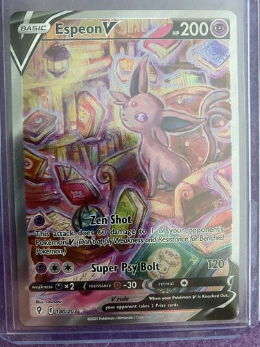 Pokémon TCG Espeon V Evolving Skies 180/203 Holo Ultra Rare | eBay