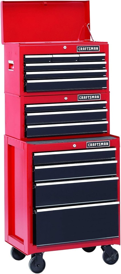3-Drawer Steel Heavy-Duty Middle Tool Chest Box Storage Cabinet | eBay