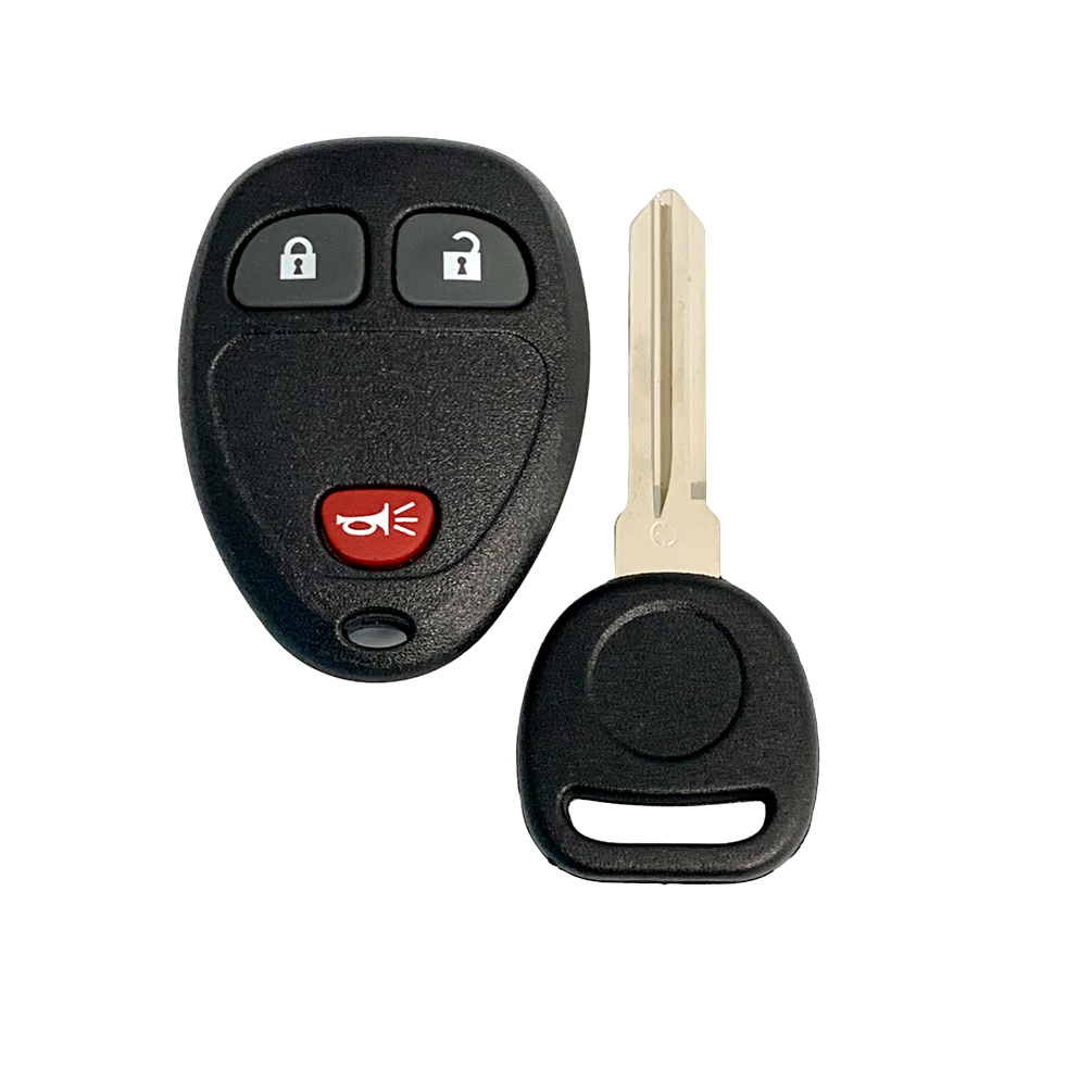 OEM Electronics Keyless Remote Fob + Chip Key 3 Button OUC60270 ...
