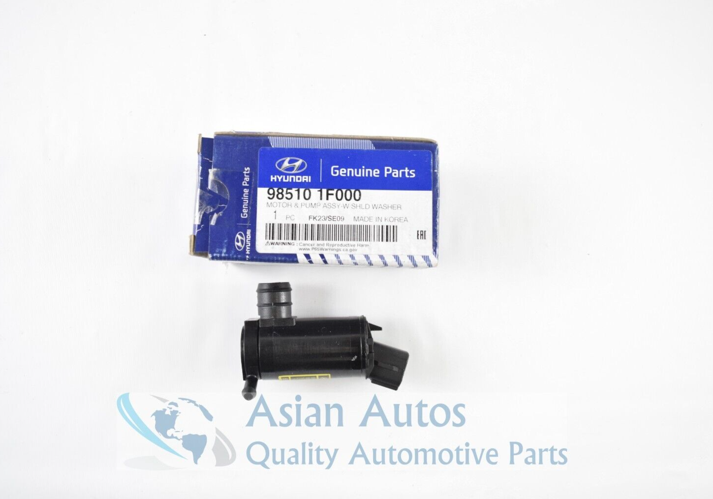 Genuine Hyundai Kia Windshield Washer Pump 985101F000 OEM VERIFY VIN ...