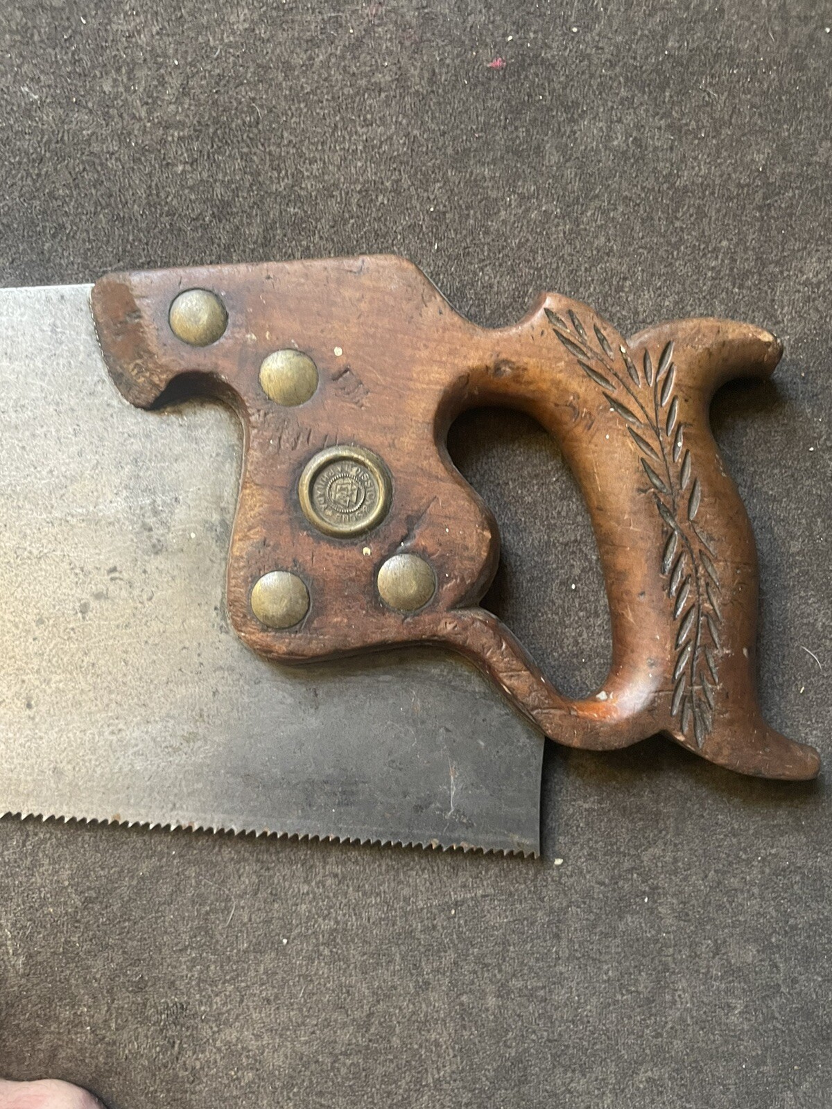 ANTIQUE H DISSTON AND SONS HAND SAW 1896-1917 | eBay