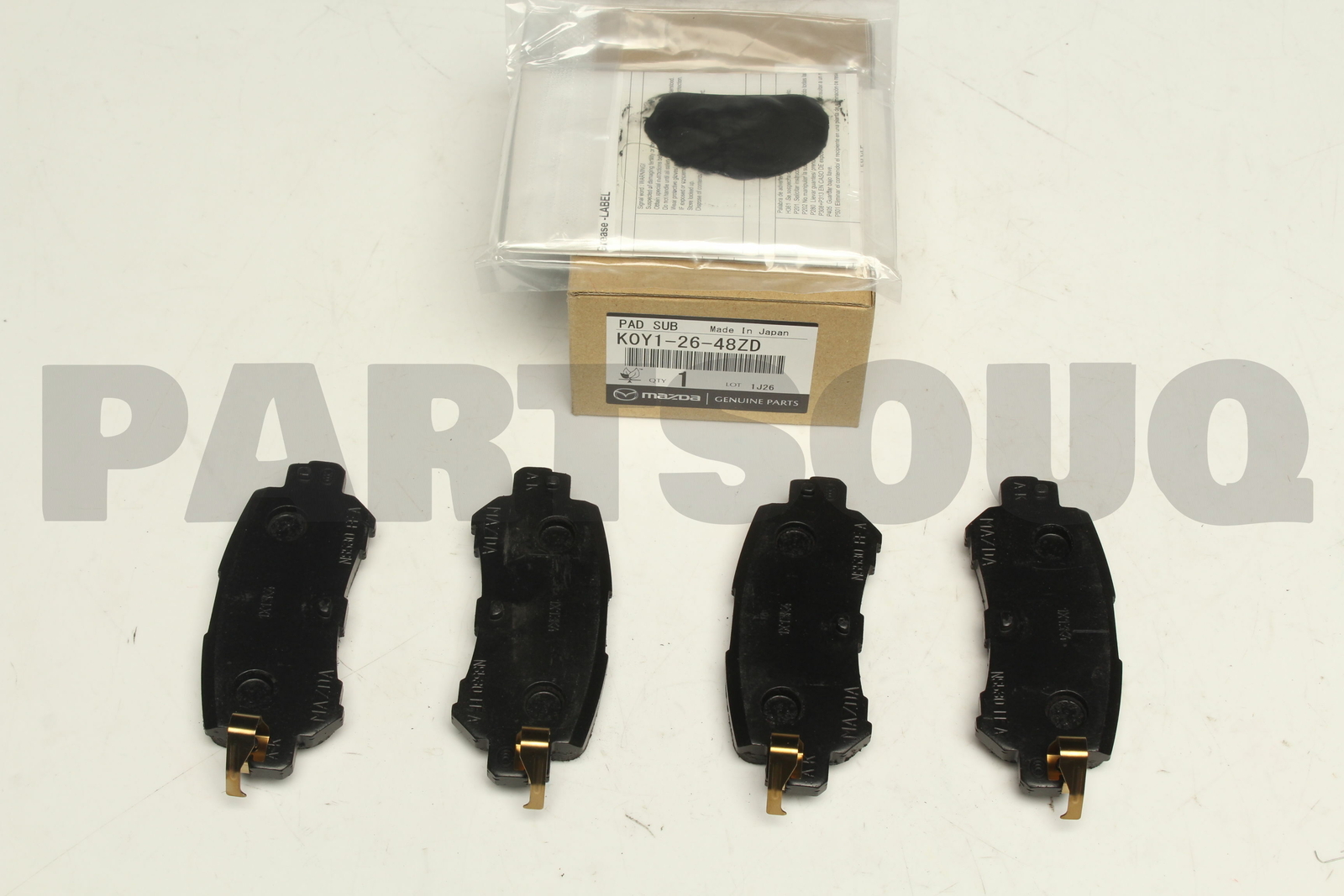 K0Y12648ZD Genuine Mazda PAD SUB SET,RR CALIP K0Y1-26-48ZD | eBay