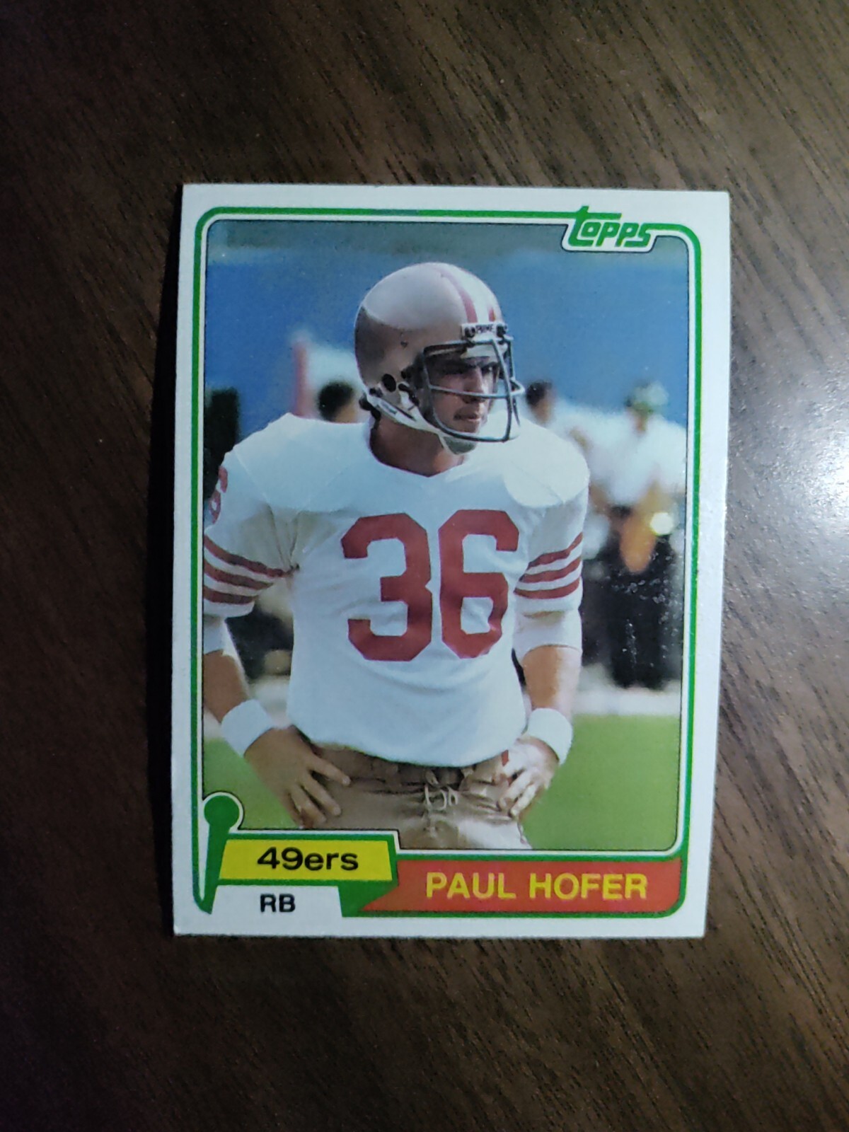 1981 Topps 302 Paul Hofer San Francisco 49ers Football Card NM free ...