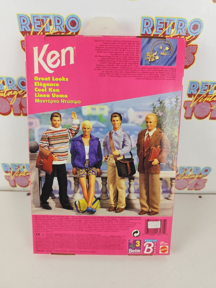 Ken Barbie Mattel Great Looks Cool 1995 Men's Line 13569 Casual ...