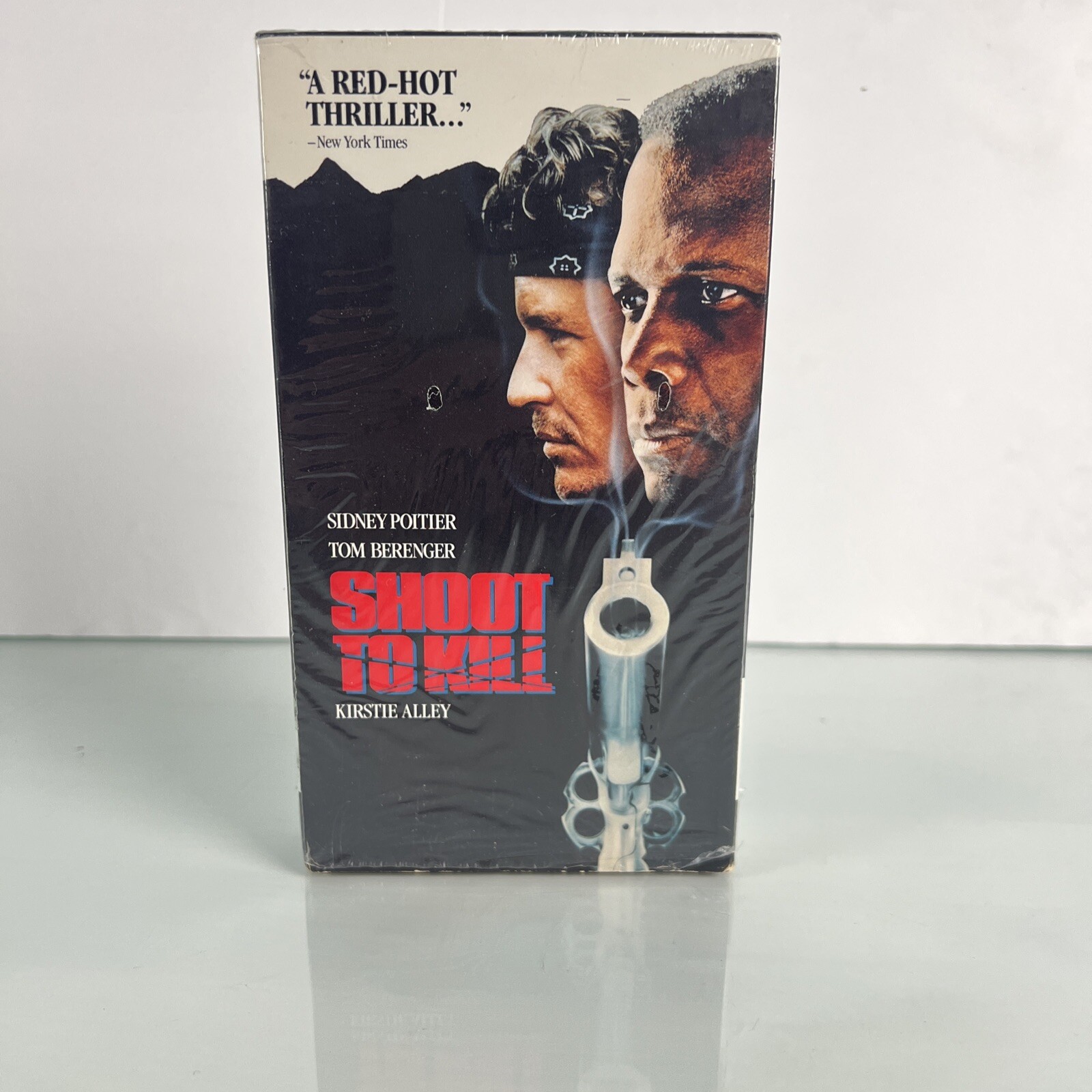 Shoot to Kill (VHS 1990) Sidney Poitier, Tom Berenger, Kirstie Alley ...