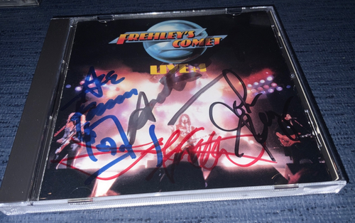 CD Ace Frehley's Comet Live + 1 Autographed Signed Anton Fig Tod ...